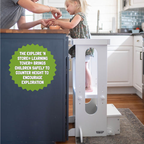 Explore 'N Store® Learning Tower®, Folding Toddler Tower – Little Partners