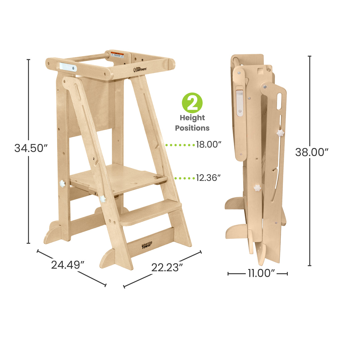 Best Foldable Learning Tower for Toddlers | Little Partners