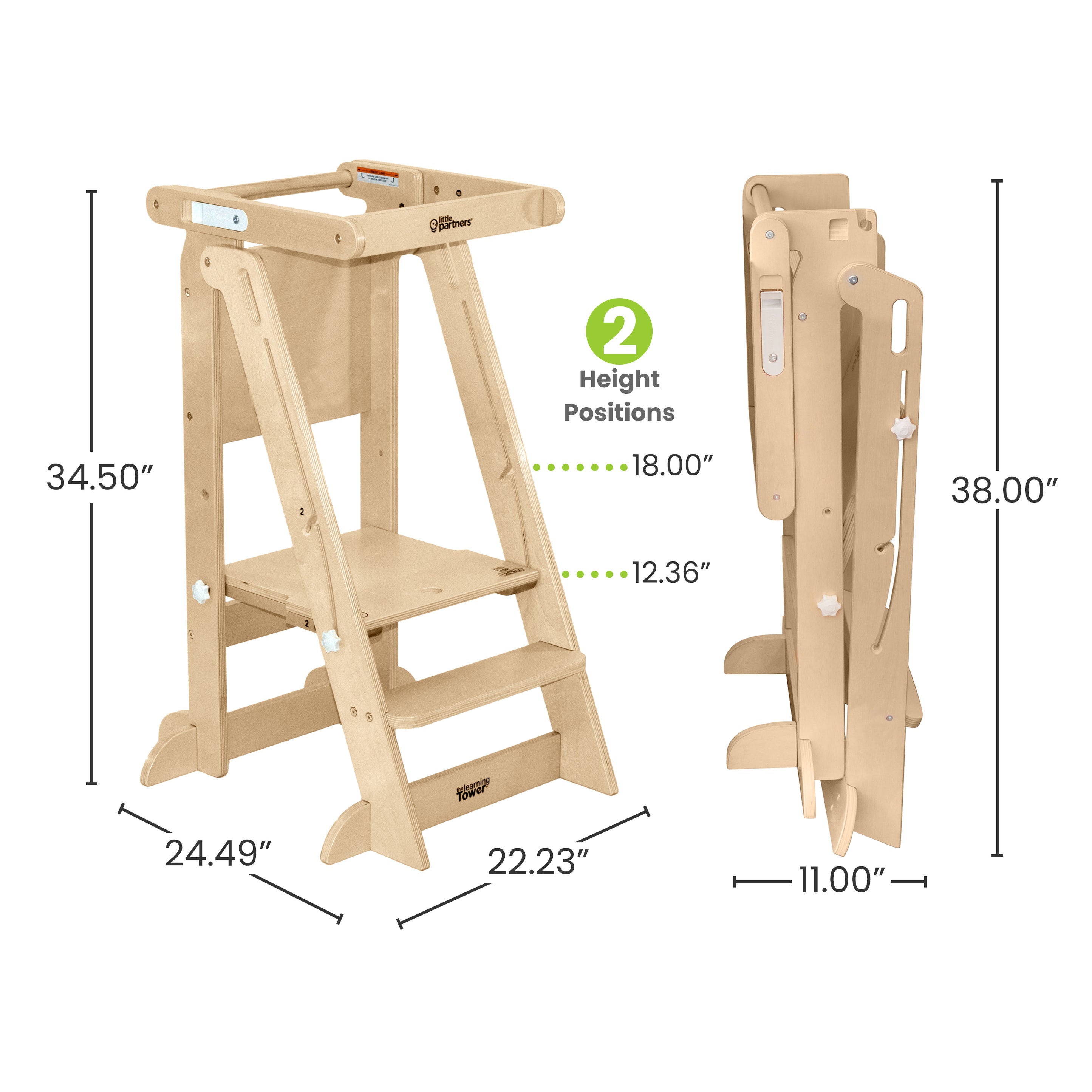 Best Foldable Learning Tower for Toddlers | Little Partners