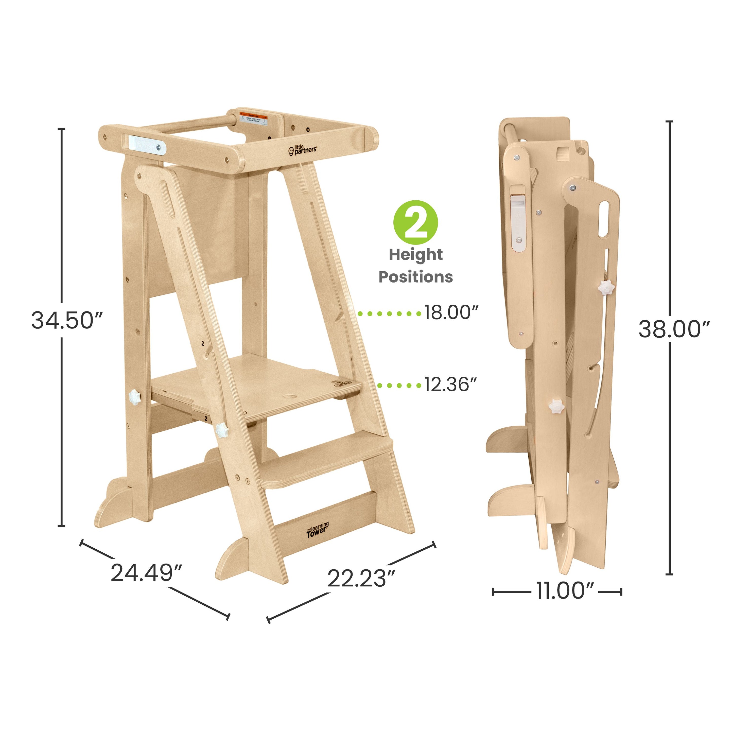 Learn 'N Fold - Folding Learning Tower® –dd Little Partners