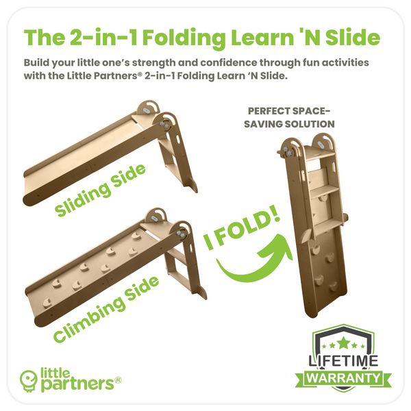 2-in-1 Folding Learn 'N Slide –dd Little Partners
