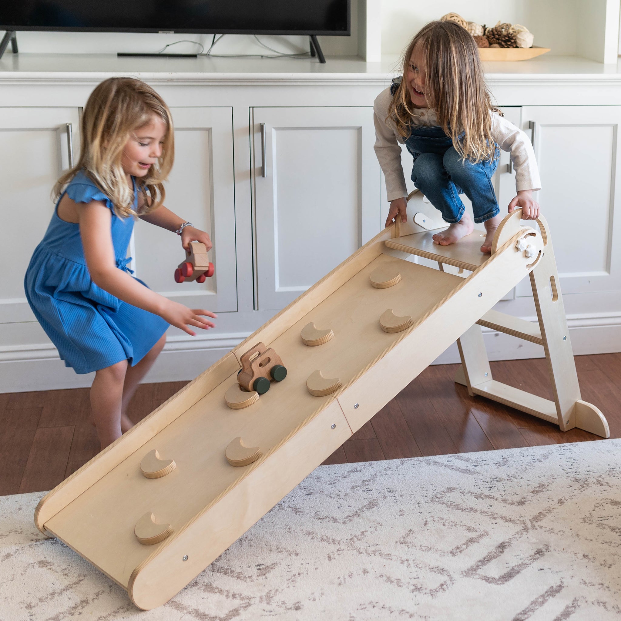 2-in-1 Climbing Ramp/Slide – Little Partners