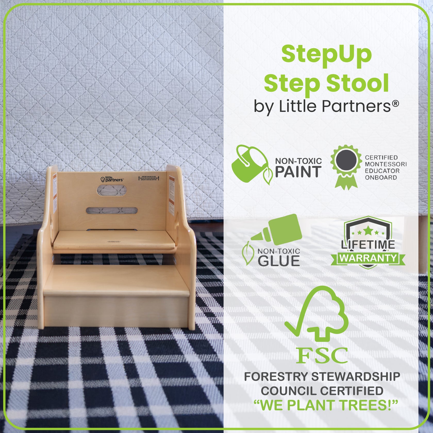 Step Up Stool for Toddlers | Little Partners