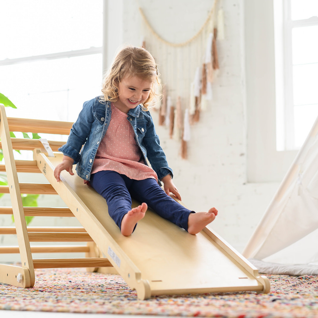 2-in-1 Climbing Ramp/Slide – Little Partners